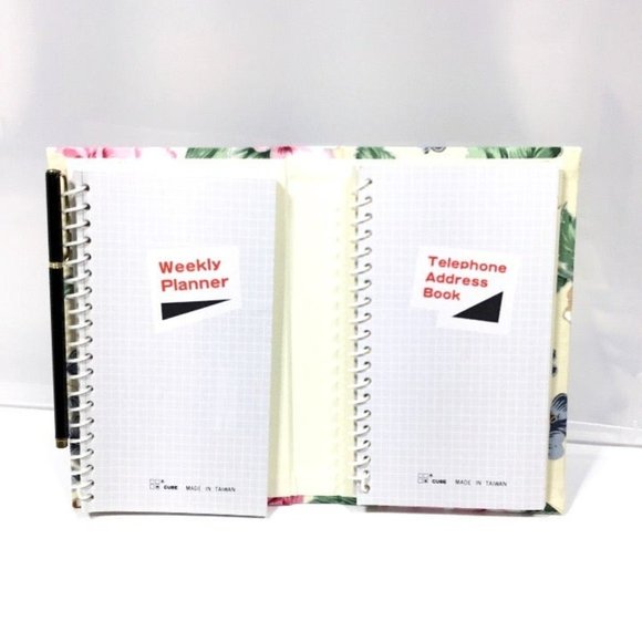 Cube | Office | Cube Floral Print Spiral Planner Binder | Poshmark